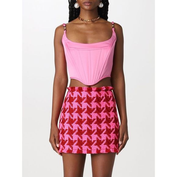 Versace | Sweaters | Versace Top Woman Pink | Poshmark